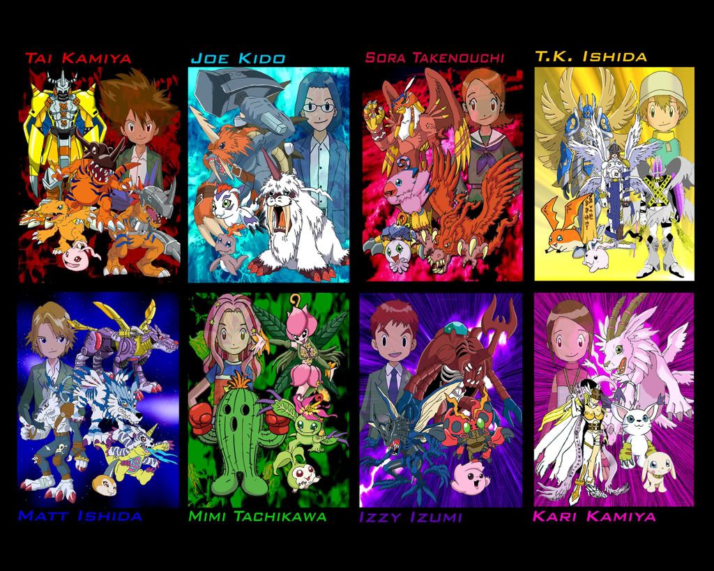 Digimon Taijoesoratkmattmimiizzyand Kari Photo By Doubledude30 Photobucket