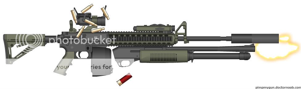M4 Heavy Long W/ MasterKey Photo by Mast3rofJok3rz | Photobucket