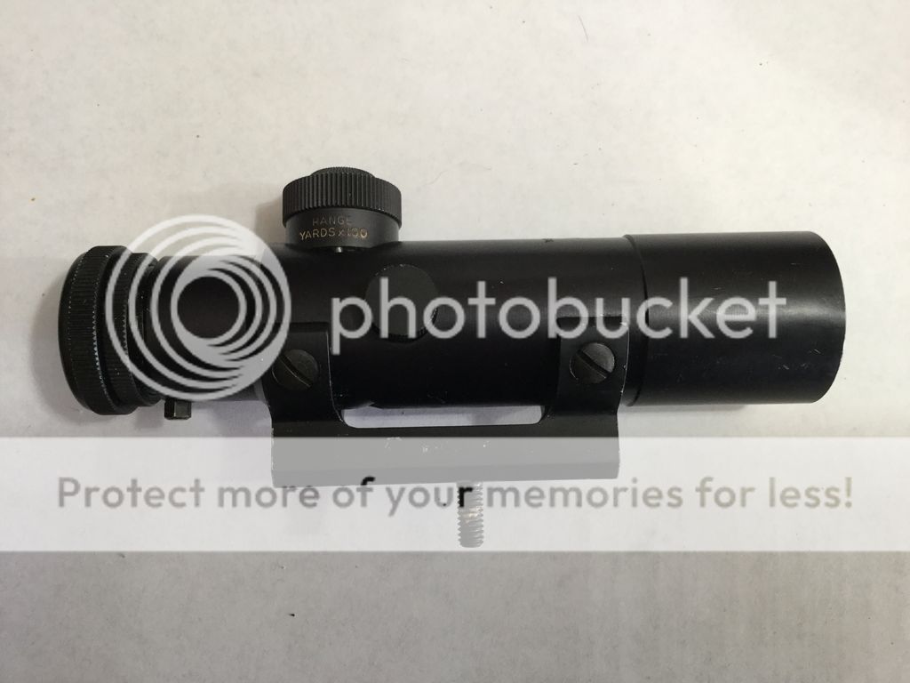 I picked up a nice early Vietnam era Colt "realist" scope, but ...